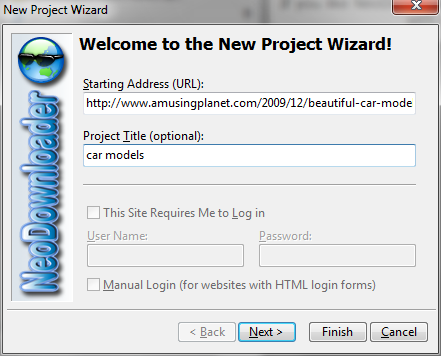 Download entire image galleries with NeoDownloader